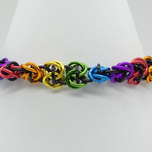 Rainbow Chain Mail - Etsy