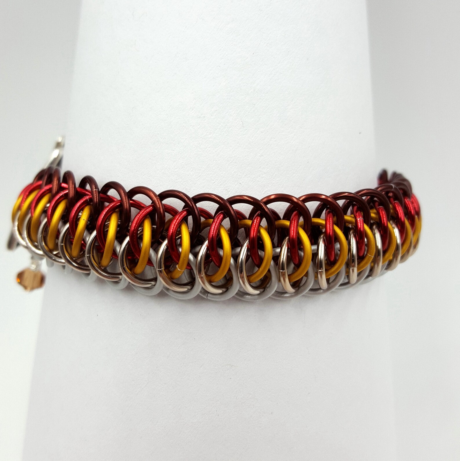 Viperscale Chain Mail Chainmail Chainmaille Bracelet | Etsy