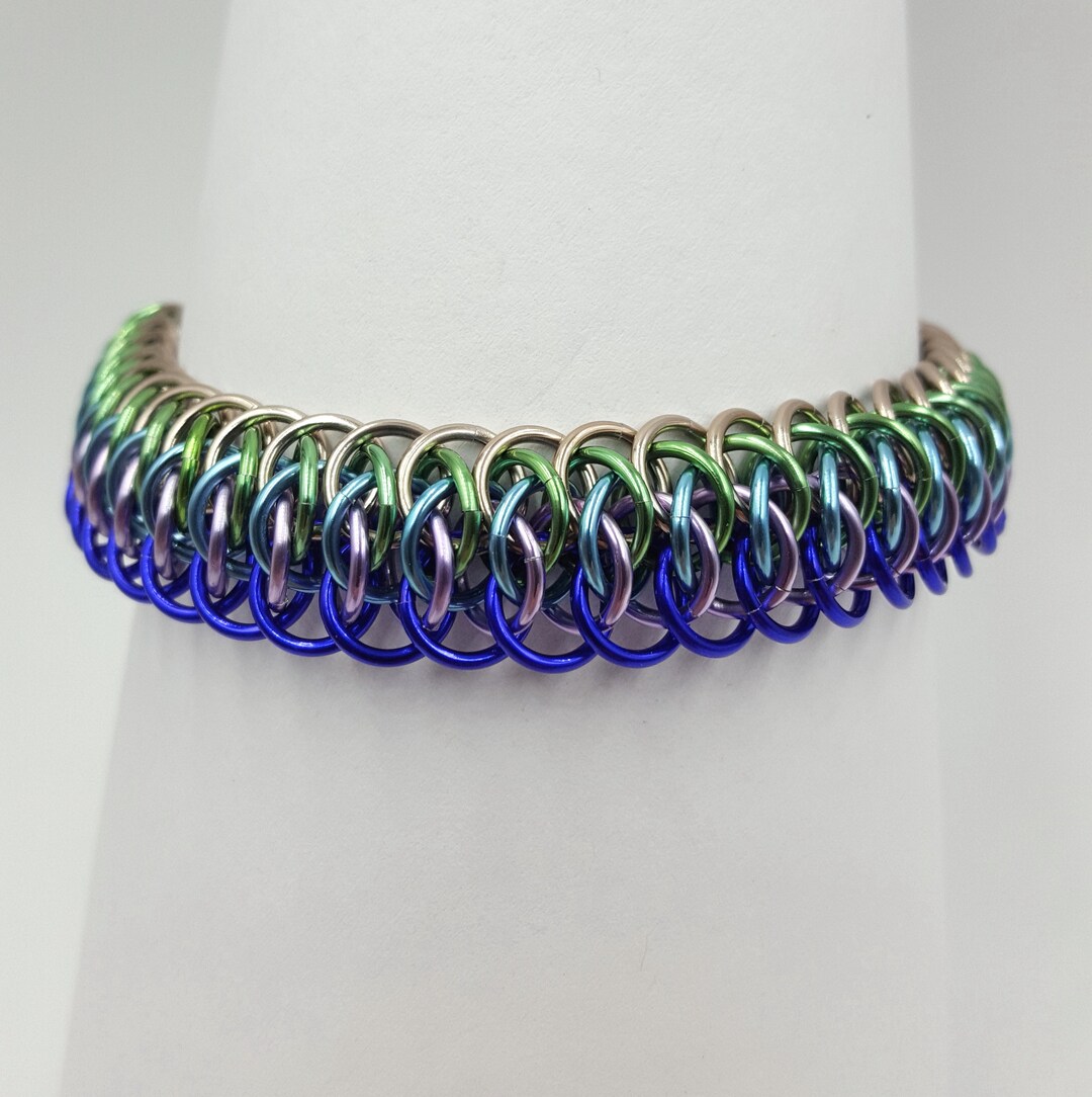 Viperscale, Chain Mail, Chainmail, Chainmaille, Bracelet, Renaissance ...