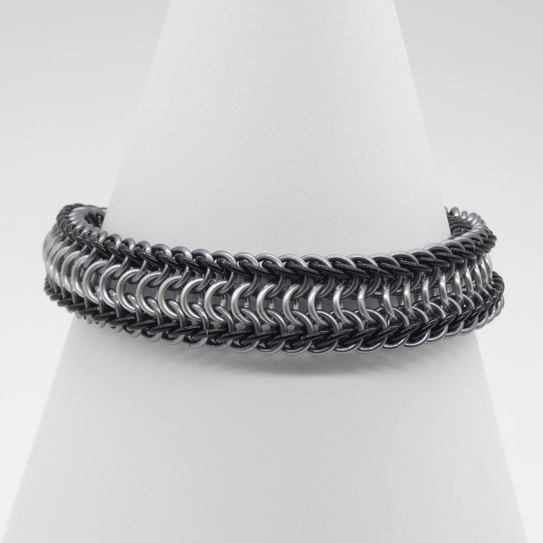 Alligator Back, Chain Mail, Chainmail, Chainmaille, Cuff, Bracelet ...
