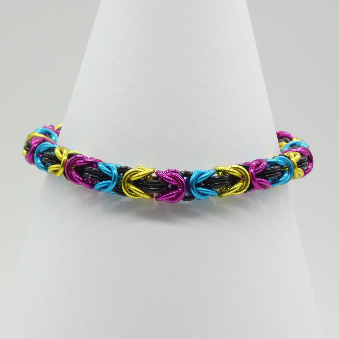 Byzantine, Pansexual, Pride, Chain Mail, Chainmail, Chainmaille ...