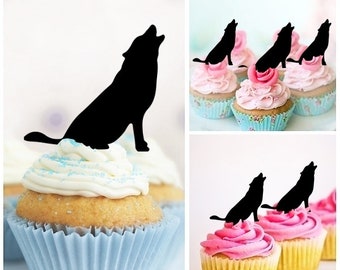 Wolf cake topper | Etsy