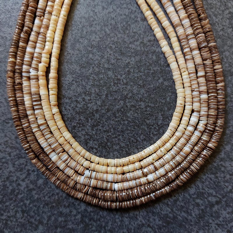 Shell Heishi Beads - Etsy