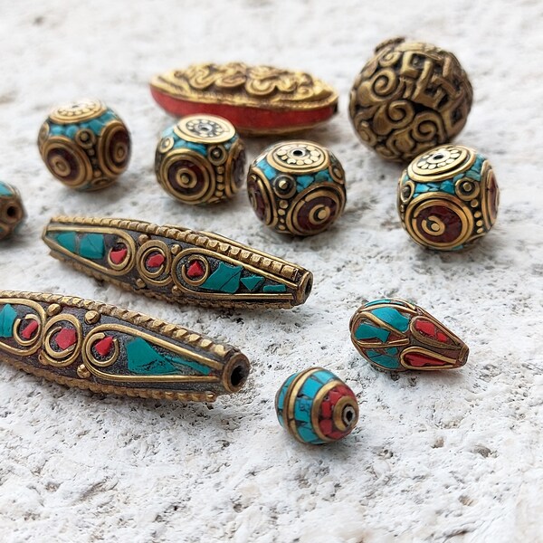 Inlaid Beads - Etsy