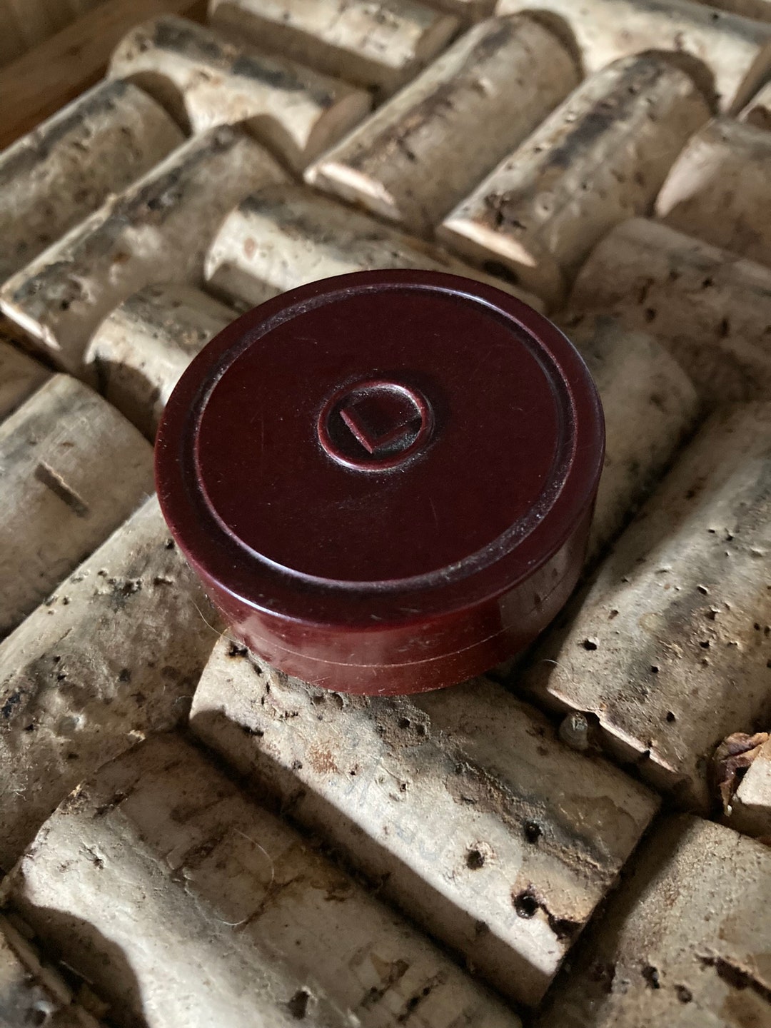 1930s Art Deco Rouge Pot. Leichner Red Bakelite. Reduced - Etsy
