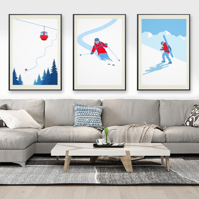 Ski Prints - Etsy