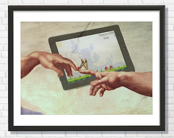 Digital Print Art Helping Hand /hand of God - Etsy