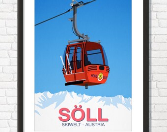 Trysil Skier Poster Ski Resort Poster Skiing Poster - Etsy