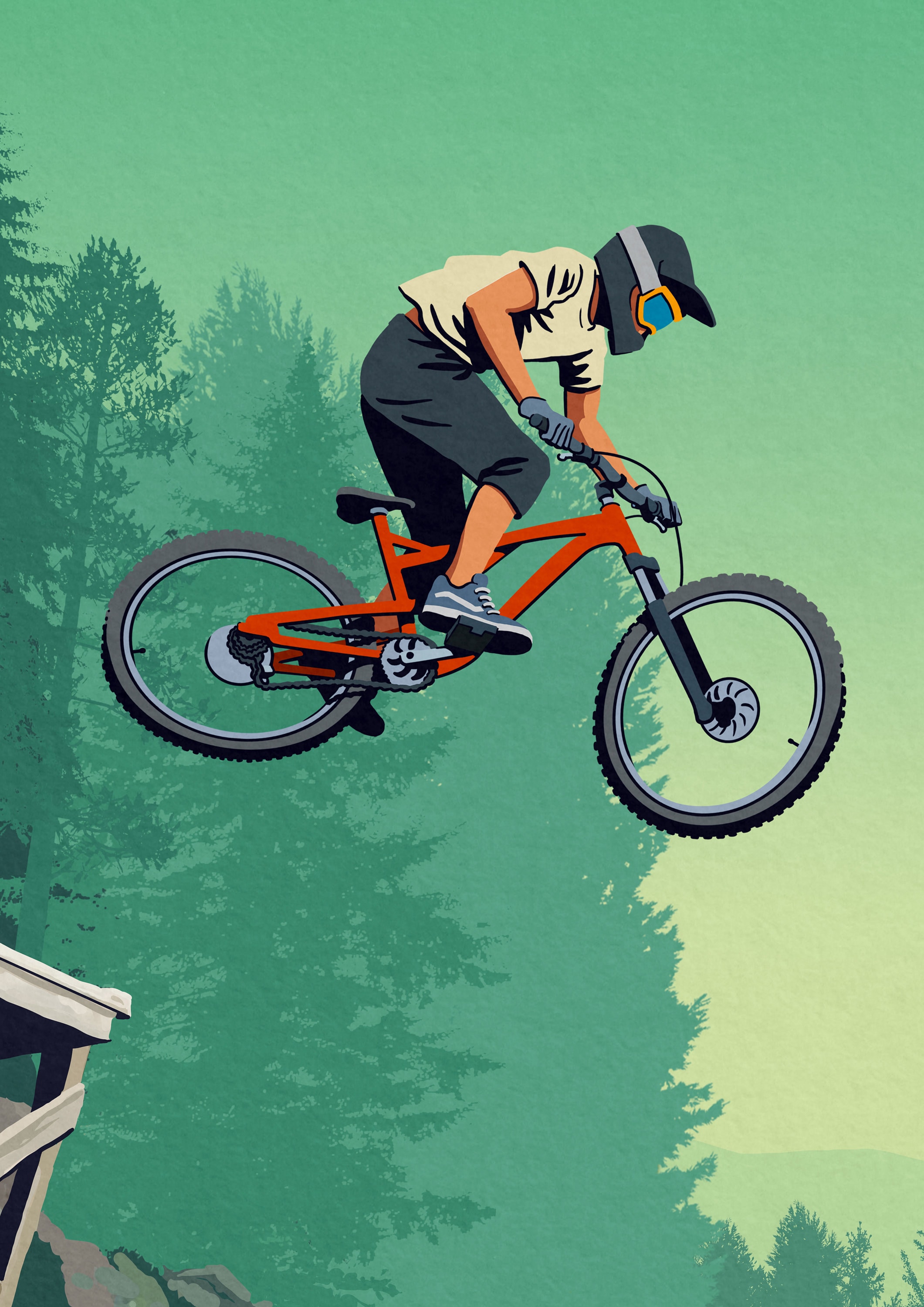 Fort William Mountain Bike Trail Poster - Etsy Ireland