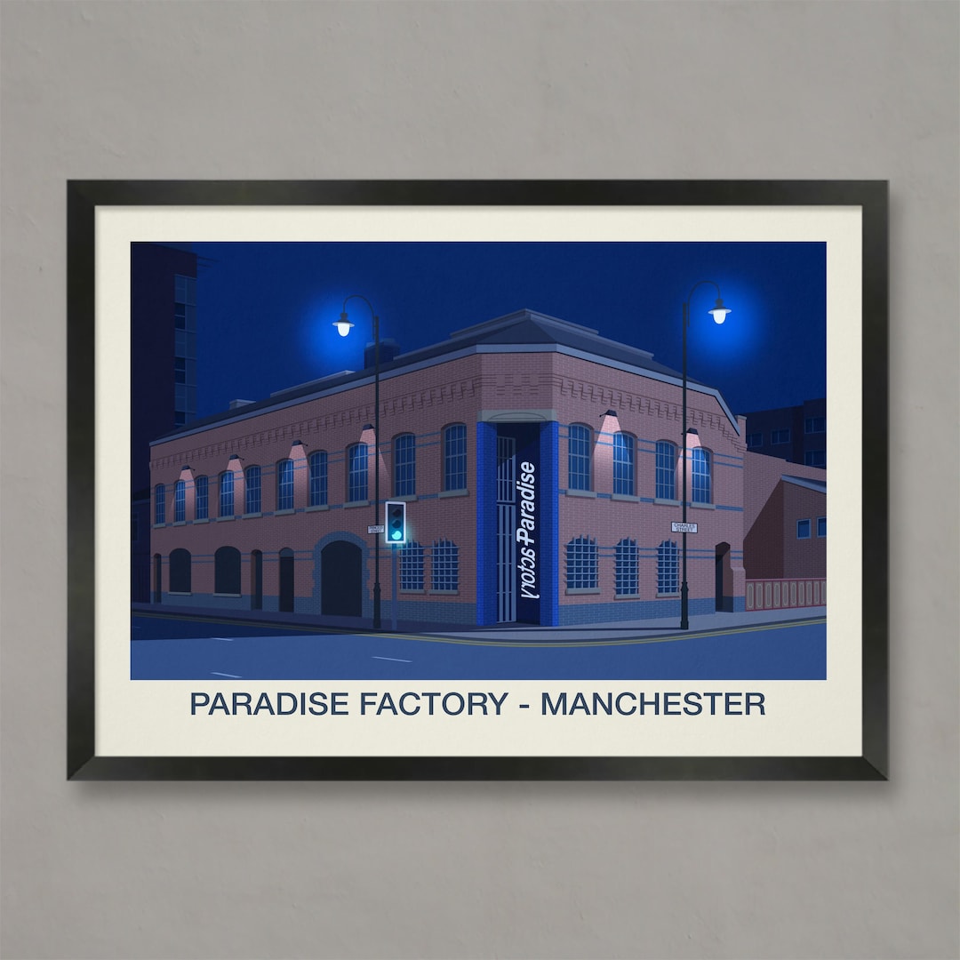 Paradise Factory Manchester Print: 90s Nightclub Poster - Etsy