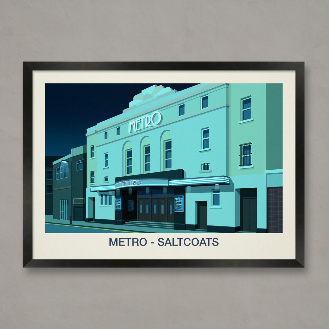 Metro Nightclub Saltcoats Poster: 90s Dance Venue Print - Etsy