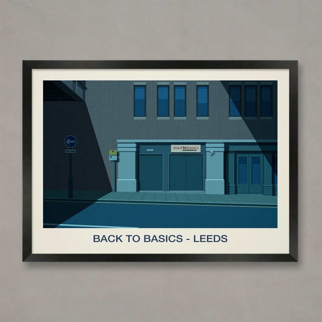 Back to Basics Nightclub Poster, Nightclub Prints, Back to Basics, Back to Basics Leeds - Etsy UK