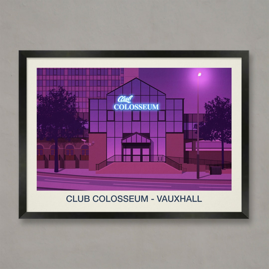 Club Colosseum Nightclub Poster, Club Colosseum, Colosseum Nightclub ...