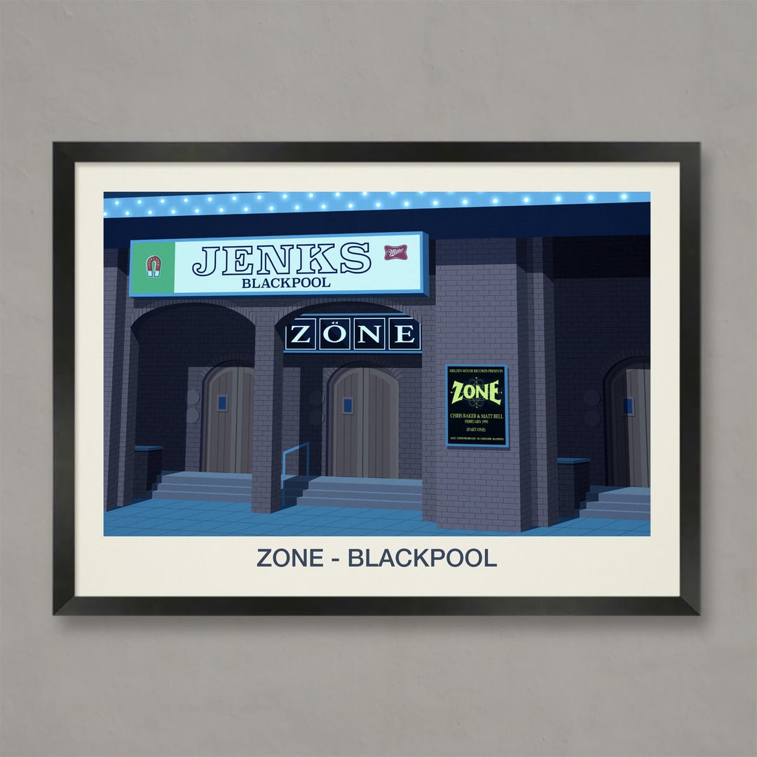 Zone Nightclub Poster, Jenks Bar, the Zone Nightclub, Zone Nightclub ...