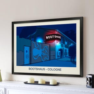 Bootshaus Nightclub Poster, Bootshaus Nightclub Print, Nightclub Print ...