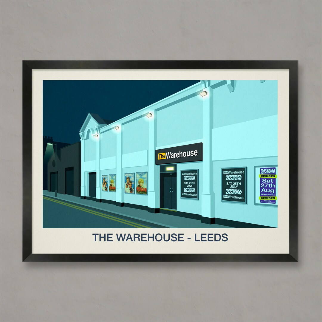 The Warehouse Nightclub Poster, Nightclub Prints - Etsy