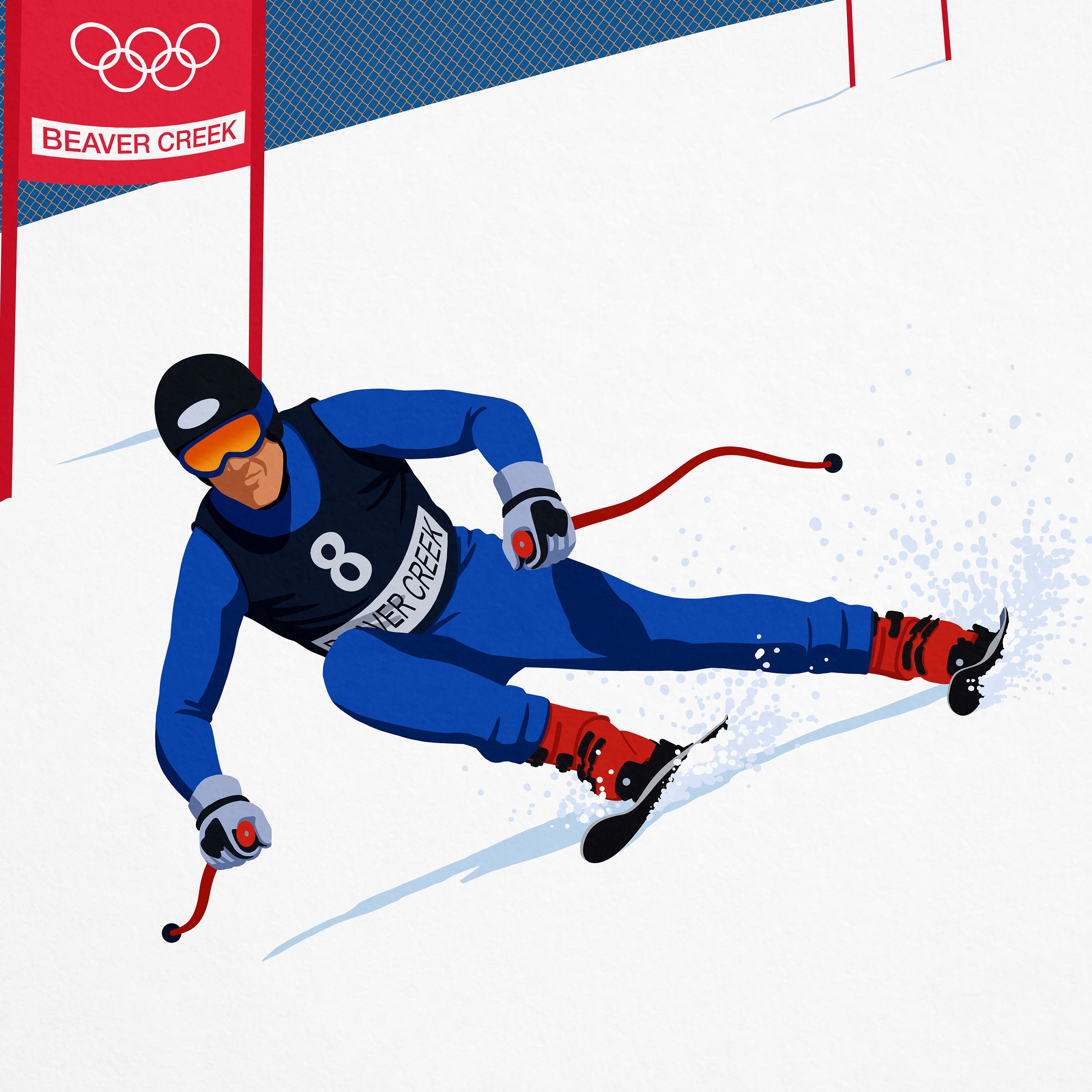 Beaver Creek Ski Race Poster | Etsy