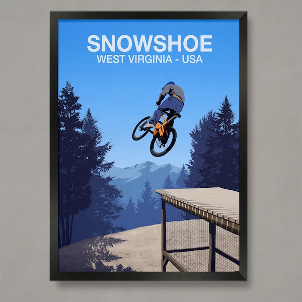 Snowshoe Mountain Poster - Etsy