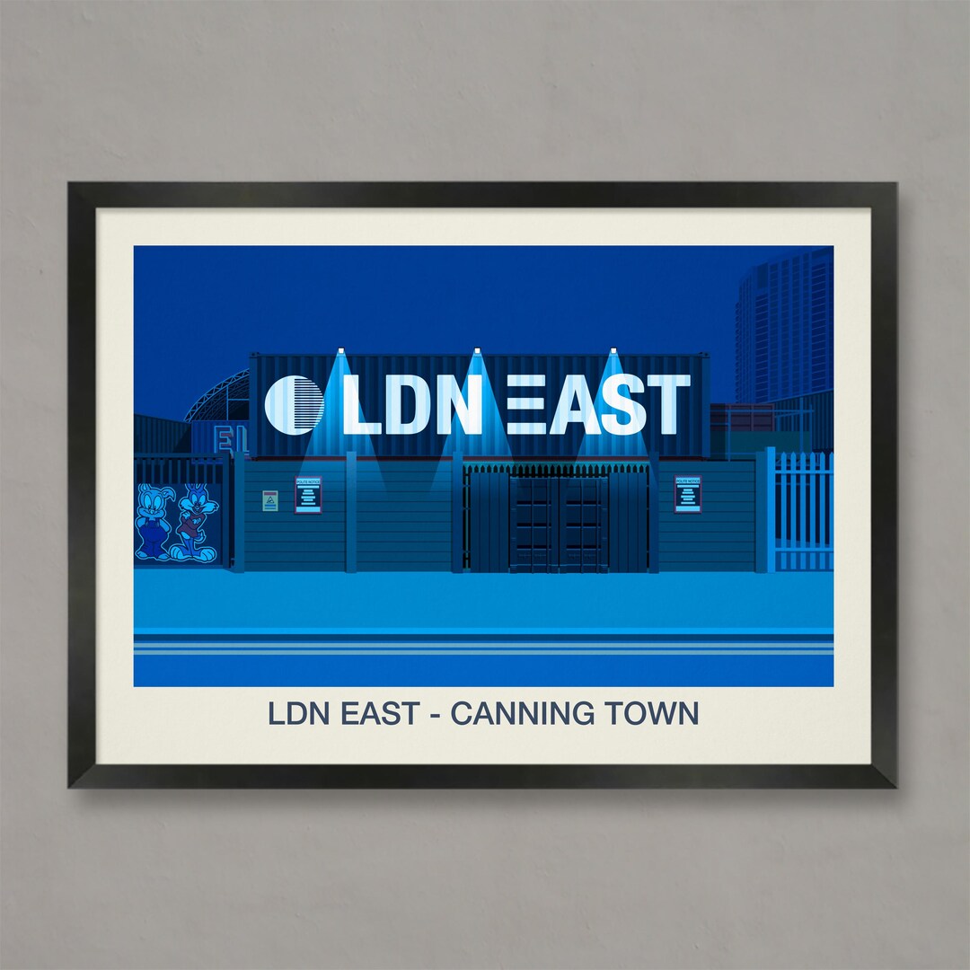 LDN East Music Venue Poster: London Nightclub Art Print - Etsy UK