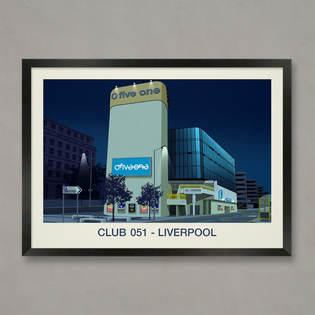 Club 051 Poster, Nightclub Prints, Nightclub Poster, Club 051 Print ...