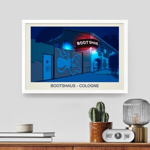 Bootshaus Nightclub Poster, Bootshaus Nightclub Print, Nightclub Print ...
