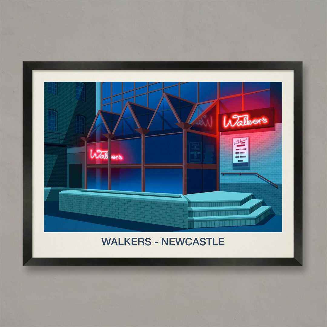 Walkers Nightclub Newcastle Poster: 80s Rave Art Print - Etsy