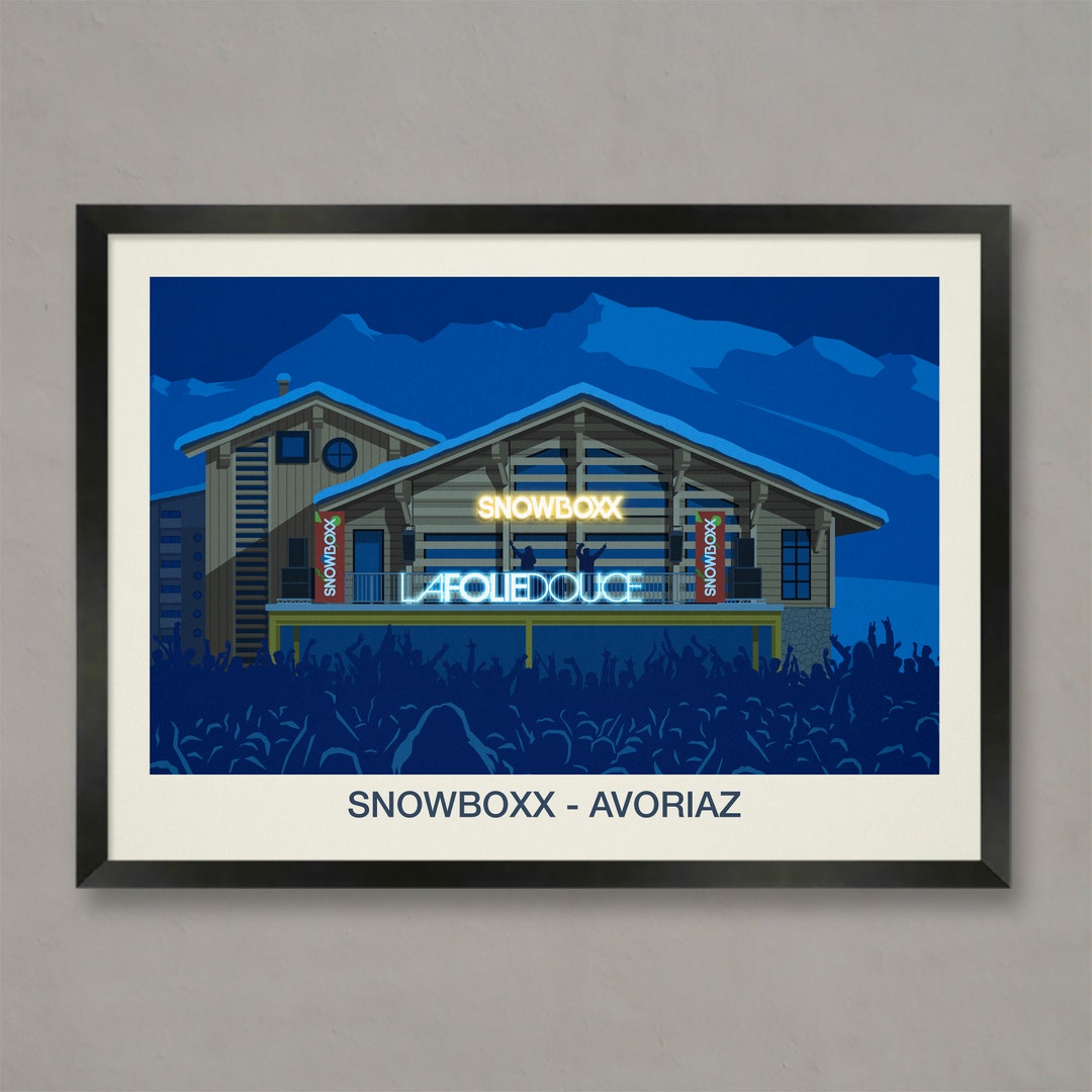 Snowboxx Festival Poster, Snowboxx Poster, Snowboxx Festival Avoriaz ...