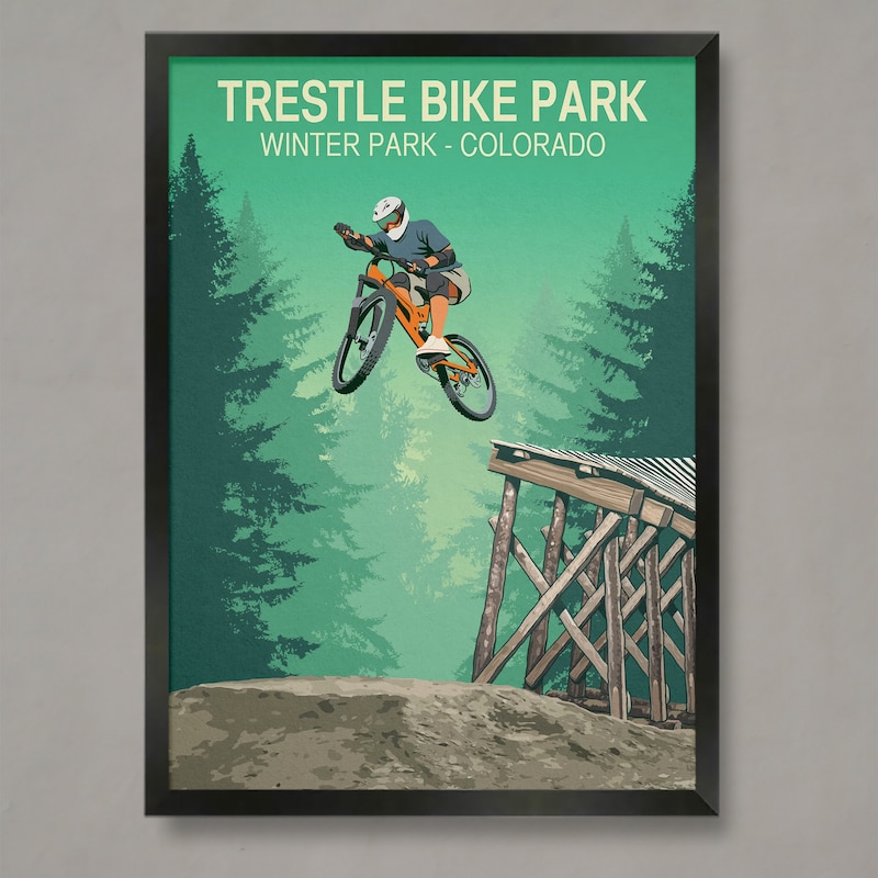 Bike Poster - Etsy