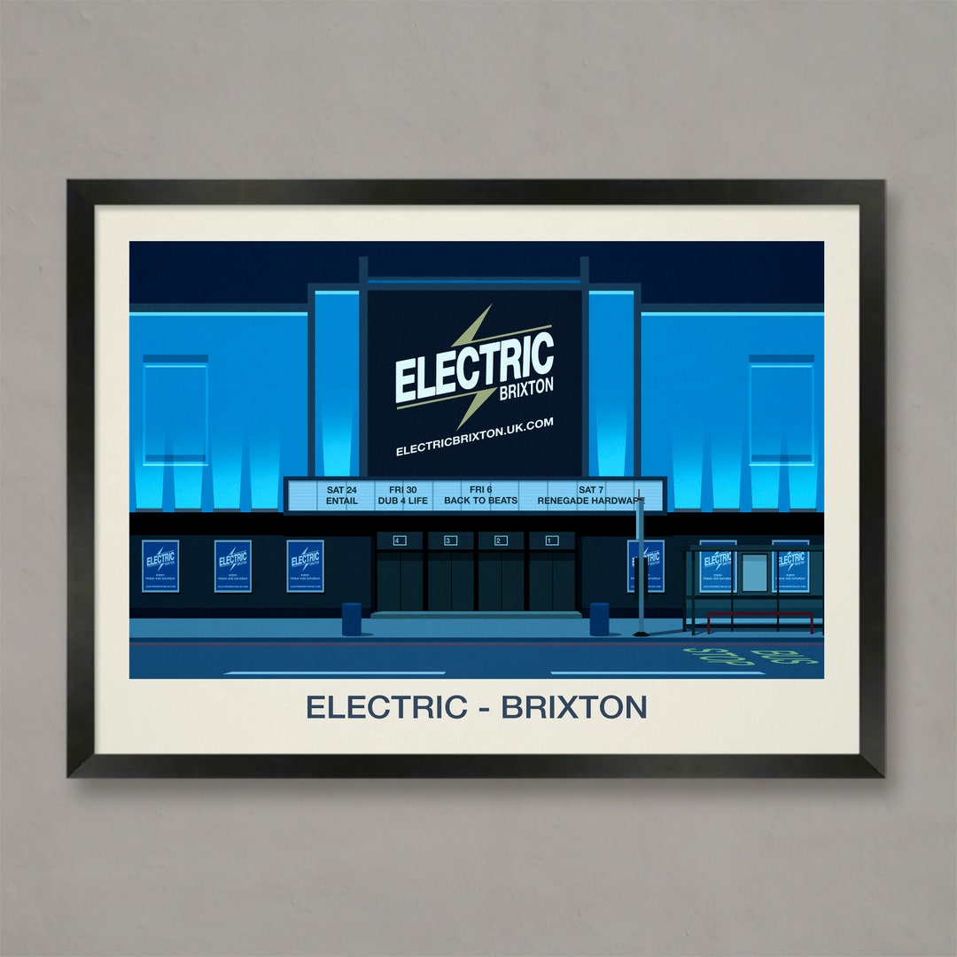 Electric Brixton Venue Poster, Nightclub Prints - Etsy