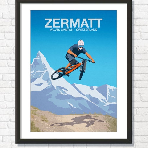 Northstar Mountain Bike Trail Poster - Etsy UK