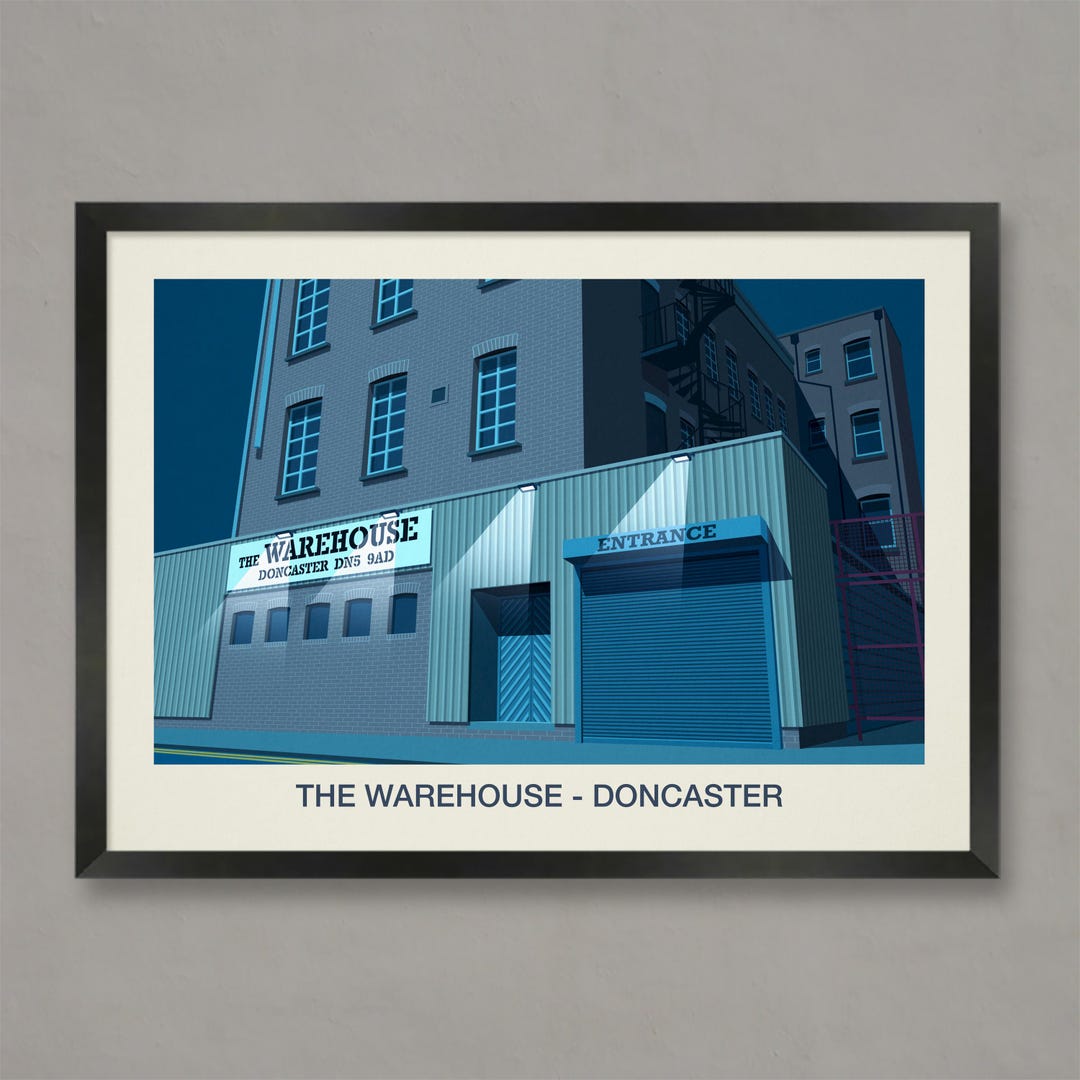 The Warehouse Nightclub Doncaster Poster: UK Club Print - Etsy