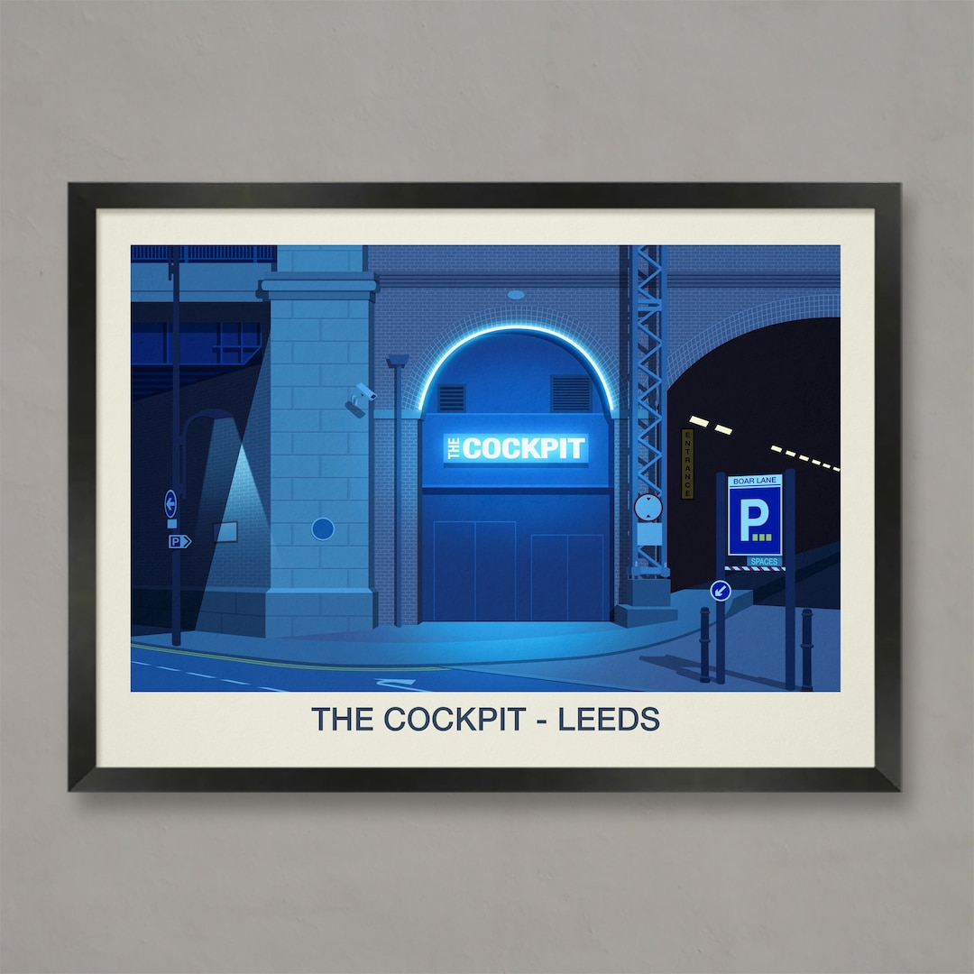 The Cockpit Venue Poster, Nightclub Prints, the Cockpit Venue, the ...