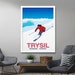 Trysil Skier Poster , Ski Resort Poster , Skiing Poster, Trysil Ski ...