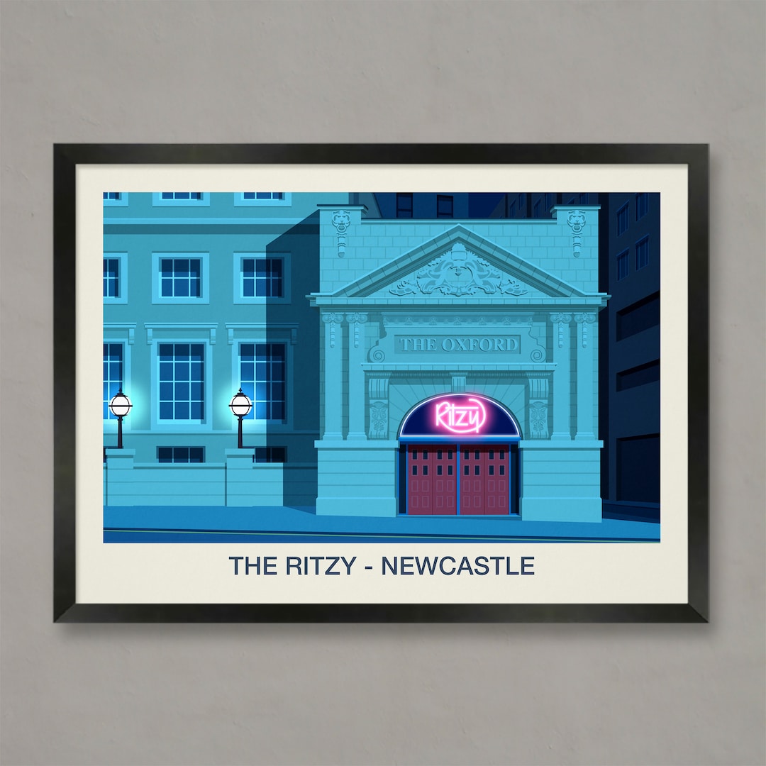 The Ritzy Nightclub Poster, Nightclub Prints, the Ritzy, the Ritzy ...