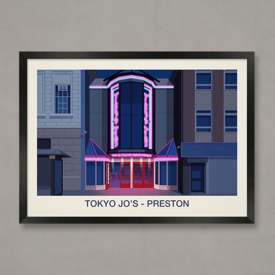 Tokyo Jo's Nightclub Poster, Nightclub Prints, Tokyo Jo's, Tokyo Jo's ...