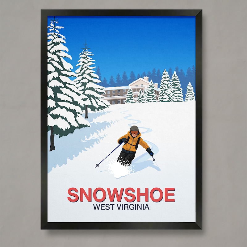 Snowshoe Mountain Wall Art - Etsy UK