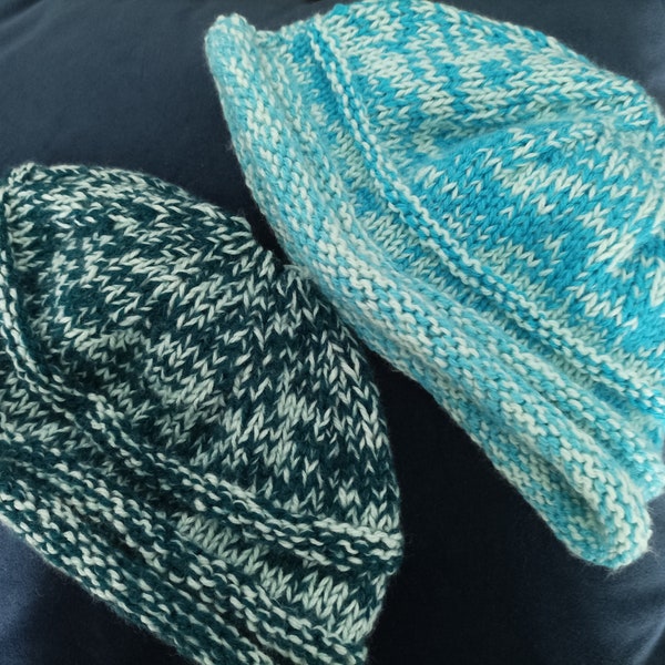 Knitted Skull Cap - Etsy