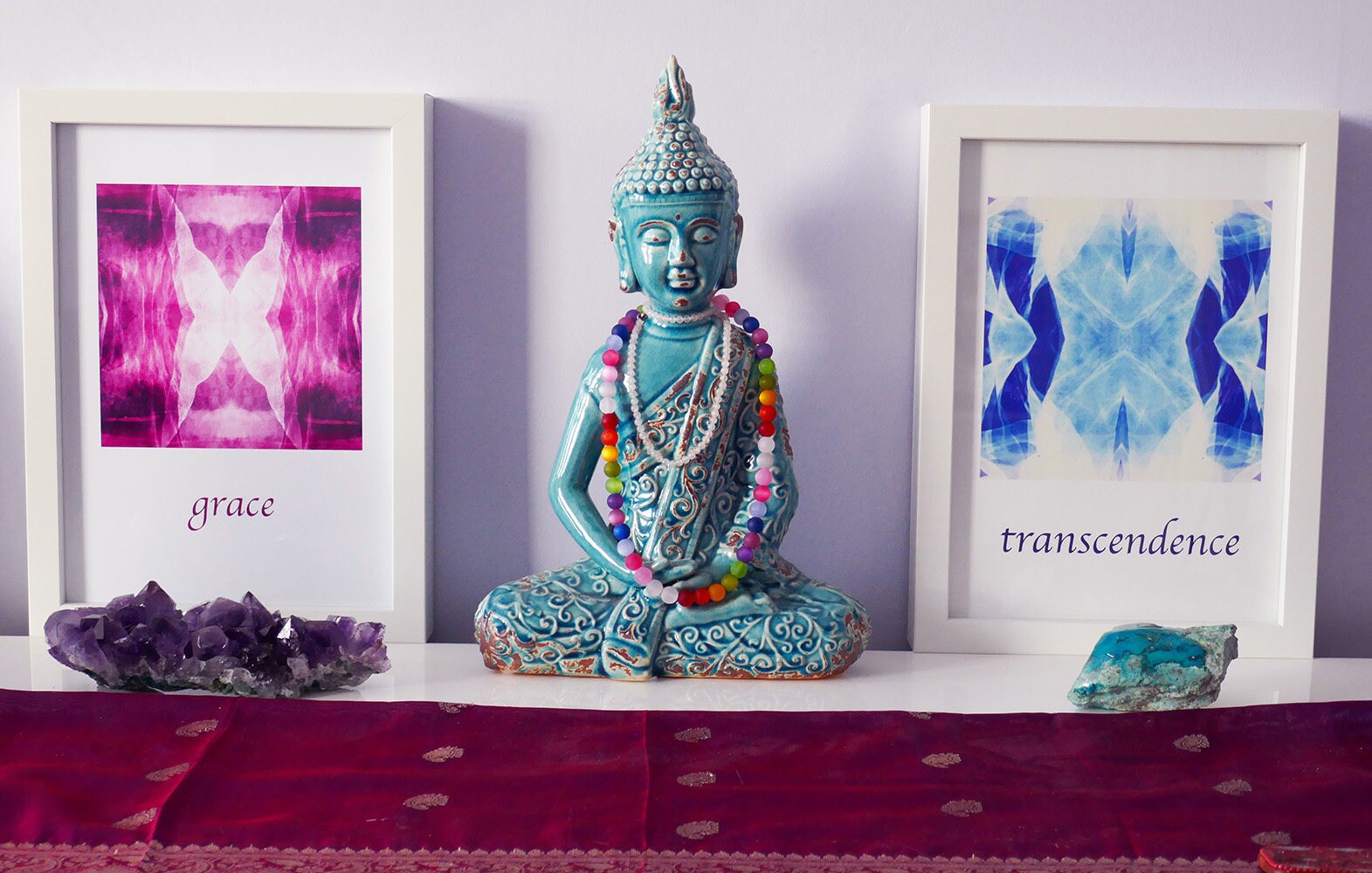 Meditation Card Print, Grace, Mandala, Frequency, Light Codes, Inner ...