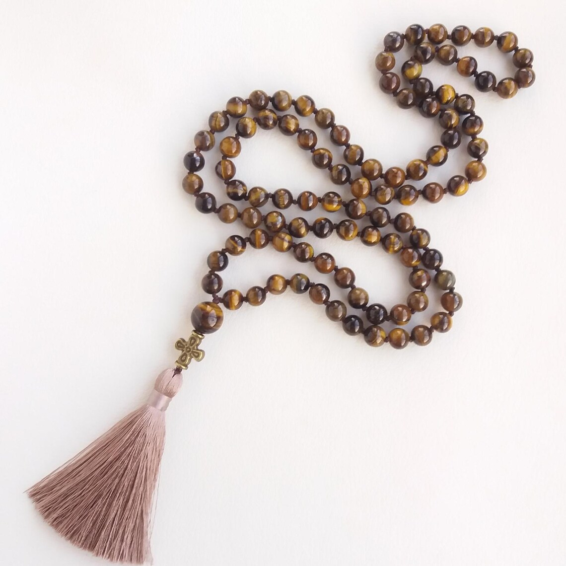 Orthodox Prayer Beads Christian Prayer Rope Gemstones Tigers Eye Rosary ...