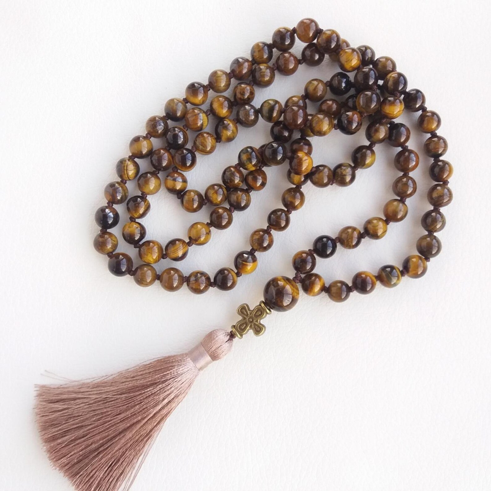 Orthodox Prayer Beads Christian Prayer Rope Gemstones Tigers Eye Rosary ...