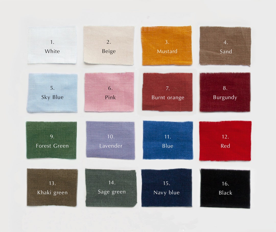Samples of Linen Fabric, Samples of Tencel Fabric, Samples of Linen ...