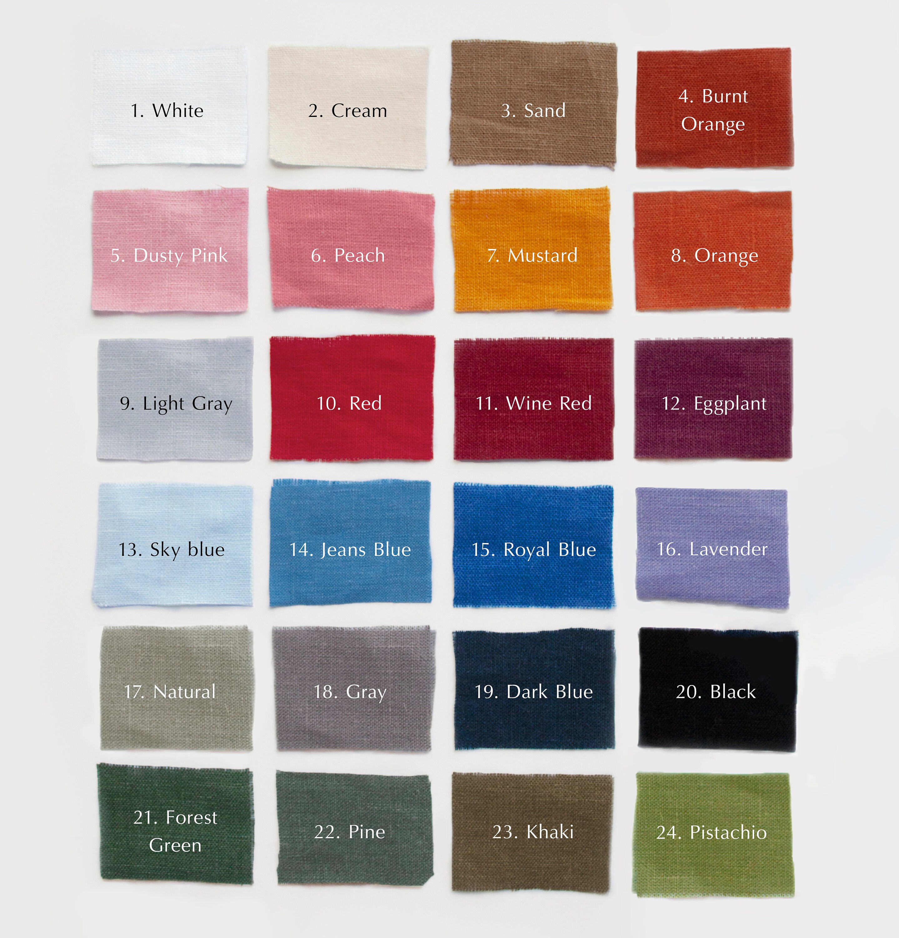 Linen linen fabric Medium weight linen Softened linen | Etsy