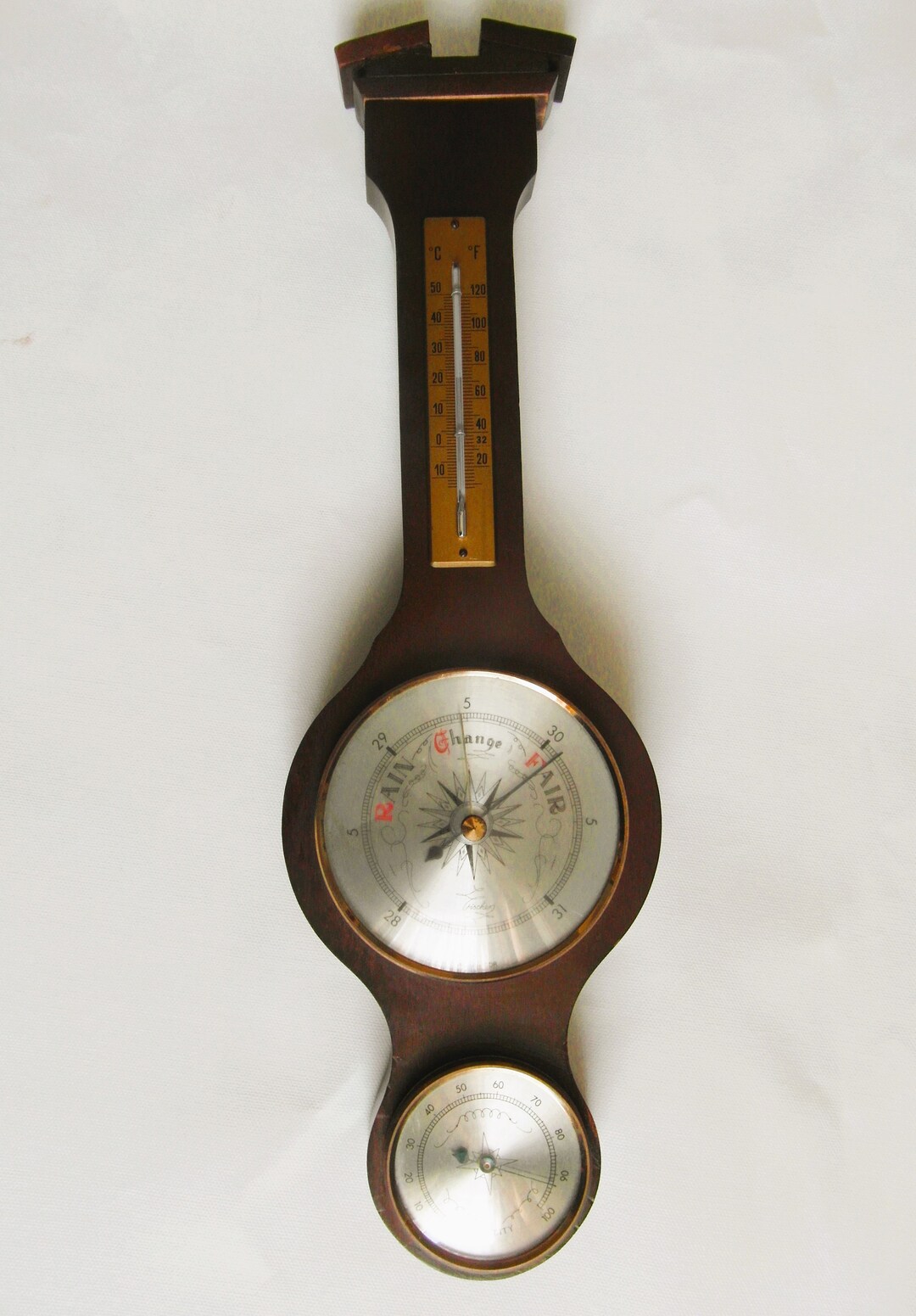 Vintage 1960s East German GDR FISCHER Banjo Barometer Tested - Etsy