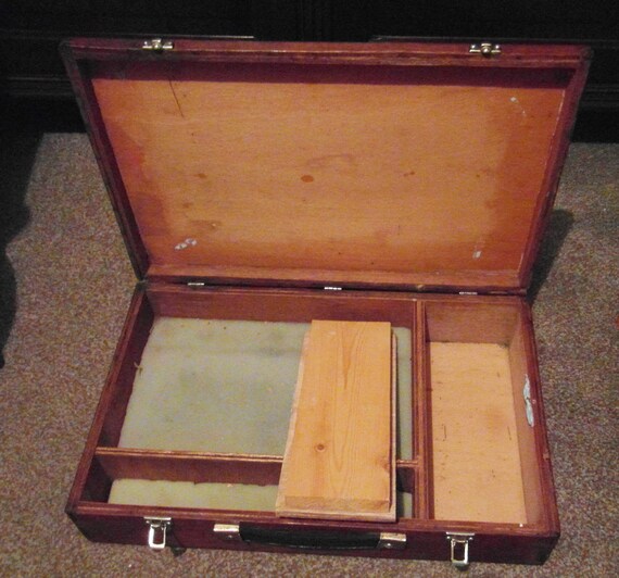 Vintage Laminate Wood Work/Art Box - For Renovation/U… - Gem