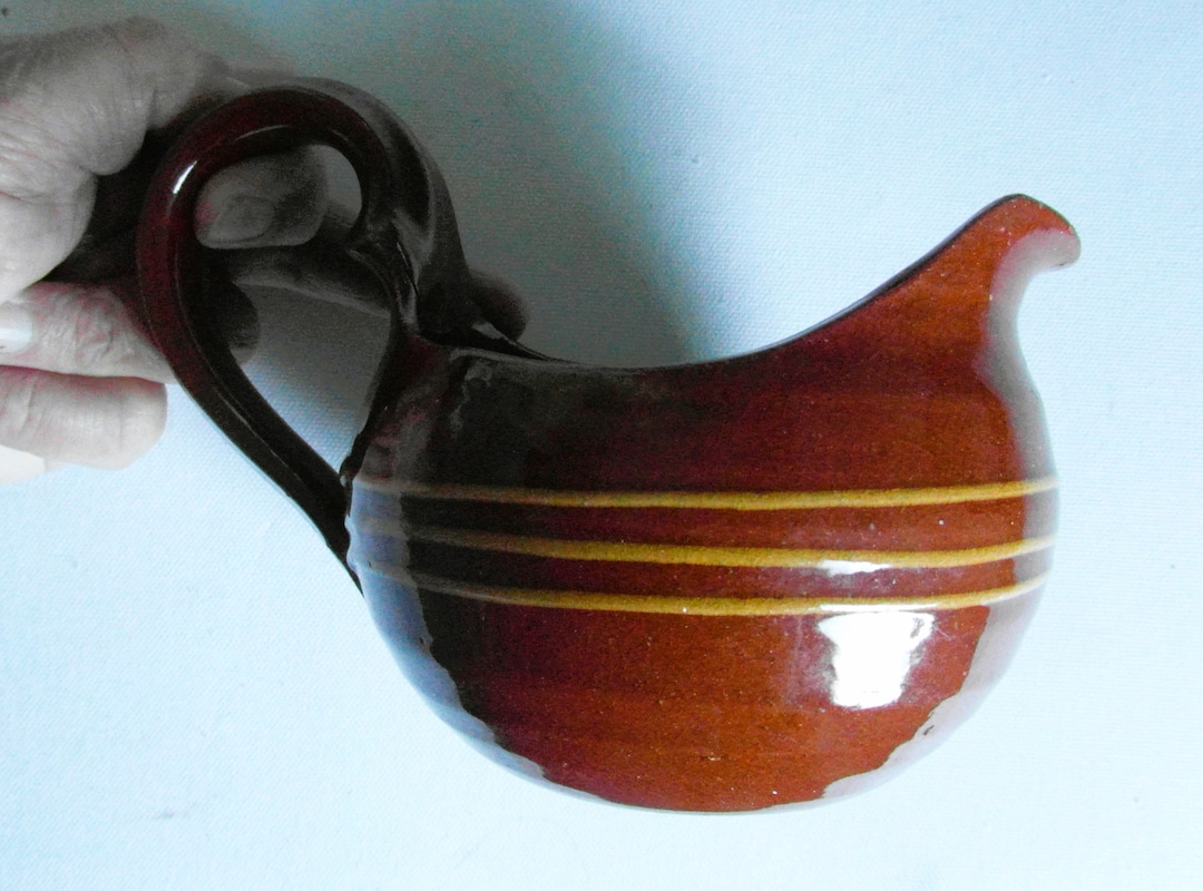 A Replica North Wales Buckley Slipware Small Jug by ANVIL Pottery ...