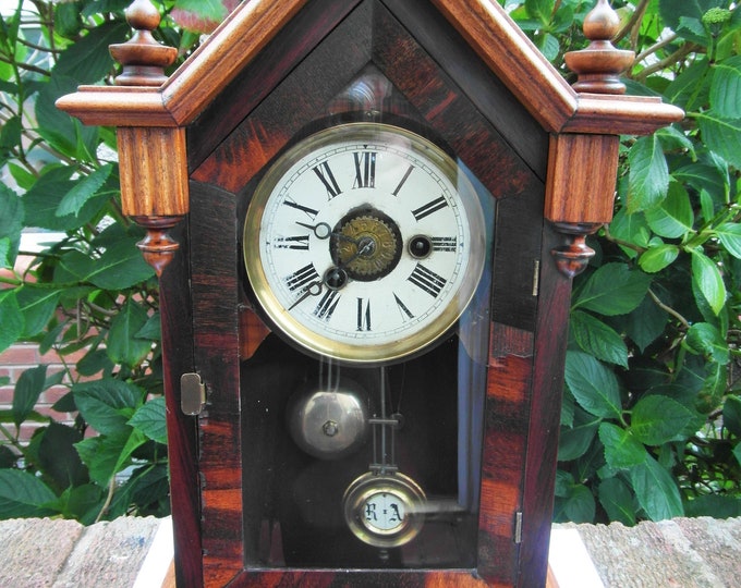 Rare 19th Century German 30 Hour Striking Shelf 'postman' Clock Phillip ...