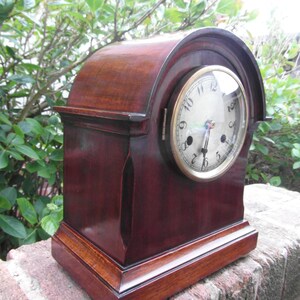 A Working Antique 8 Day Striking Mantel Clock Tameside of Delph- Hirst ...