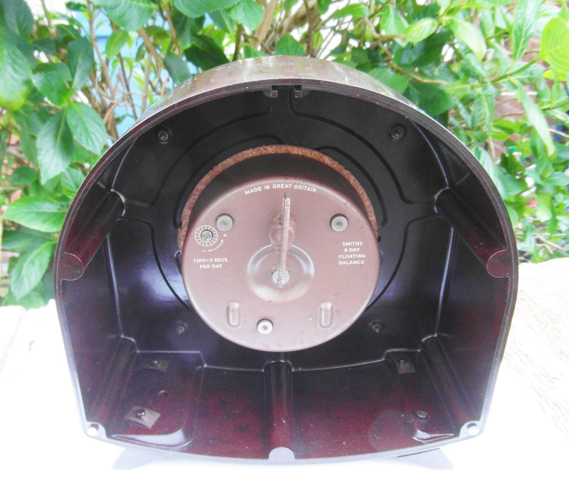 1960s Bakelite SMITHS Floating Balance 8 Day Clock - Serviced - British ...