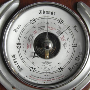 An Attractive 1950s-60s SB Shortland Smiths Barometer Horseshoe ...