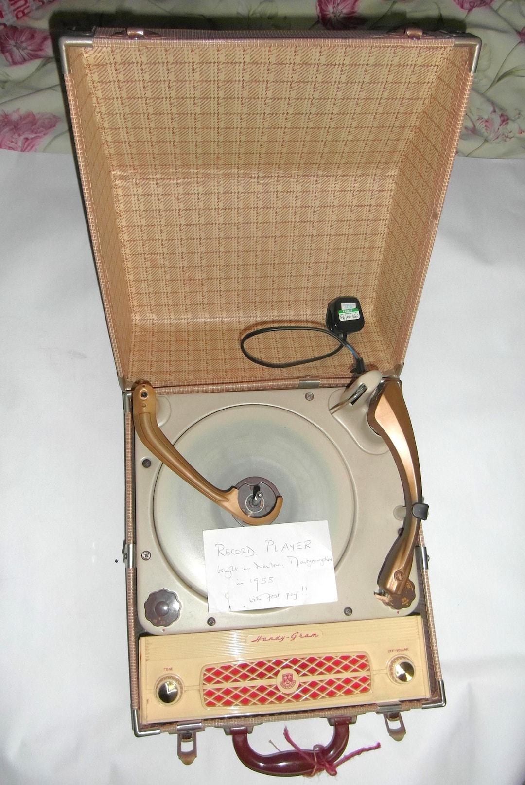 Spares or Service 1955 Regentone Handy Gram Suitcase Record Player ...